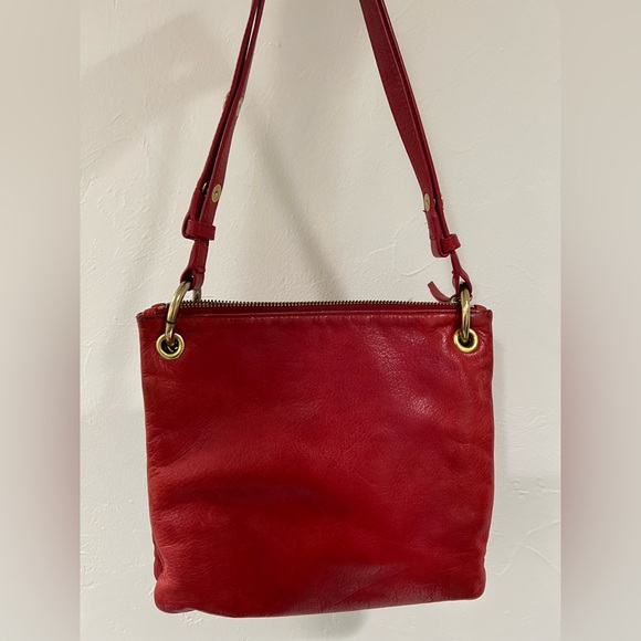 Steven Alan | Bags | Steven Alan Red Leather Shoulder Bag | Poshmark